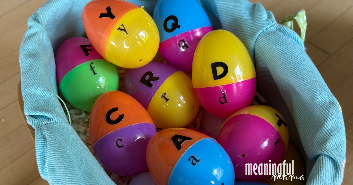 Fun Easter Letter Learning Activity for Kids