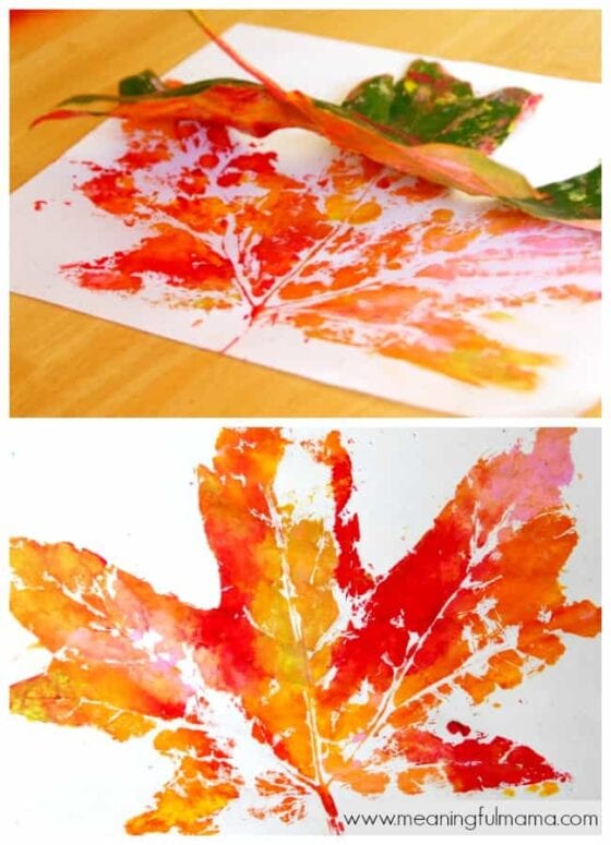 How to Make DIY Fall Leaf Prints with Kids How to Make DIY Fall Leaf ...