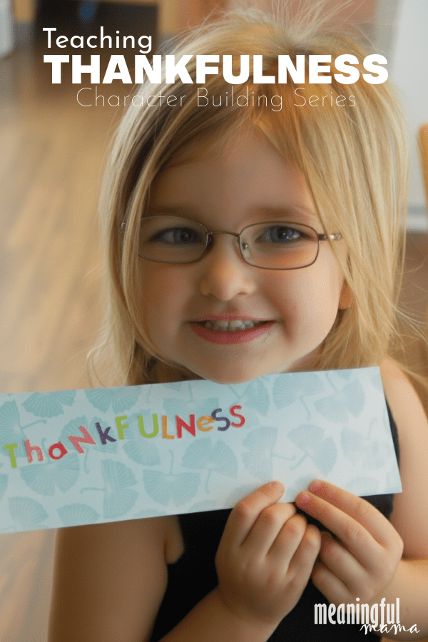 Introduction Character-Building Lesson About Thankfulness