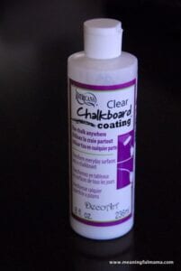 Clear Chalkboard Paint Front Door Project