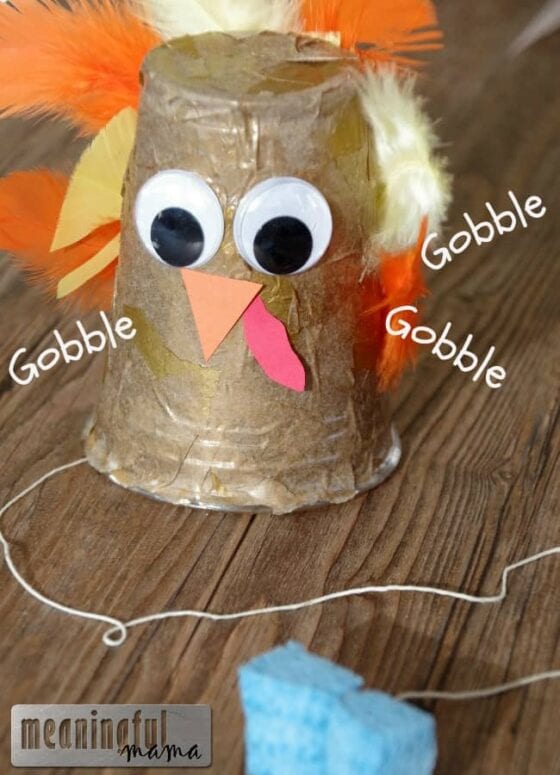 Gobbling Turkey Thanksgiving Craft