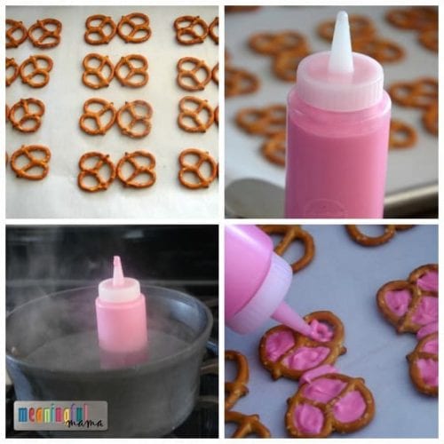 Chocolate Filled Butterfly Pretzels