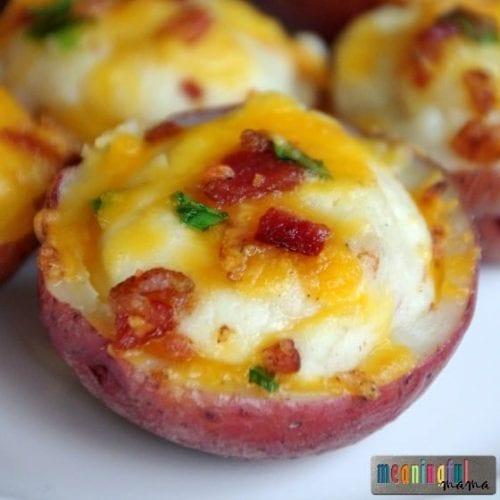 Overnight Loaded Twice Baked Red Potatoes