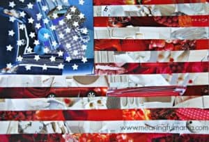 American Flag Collage