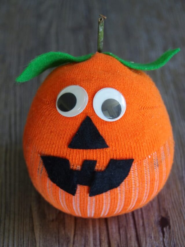 Sock Pumpkin Craft For Children Story - Meaningfulmama.com