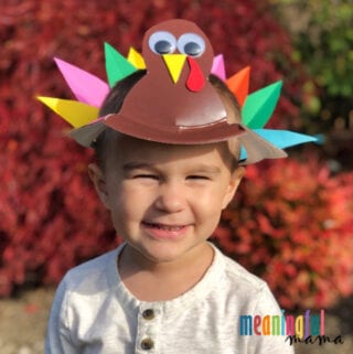 Easy Handprint Turkey Craft