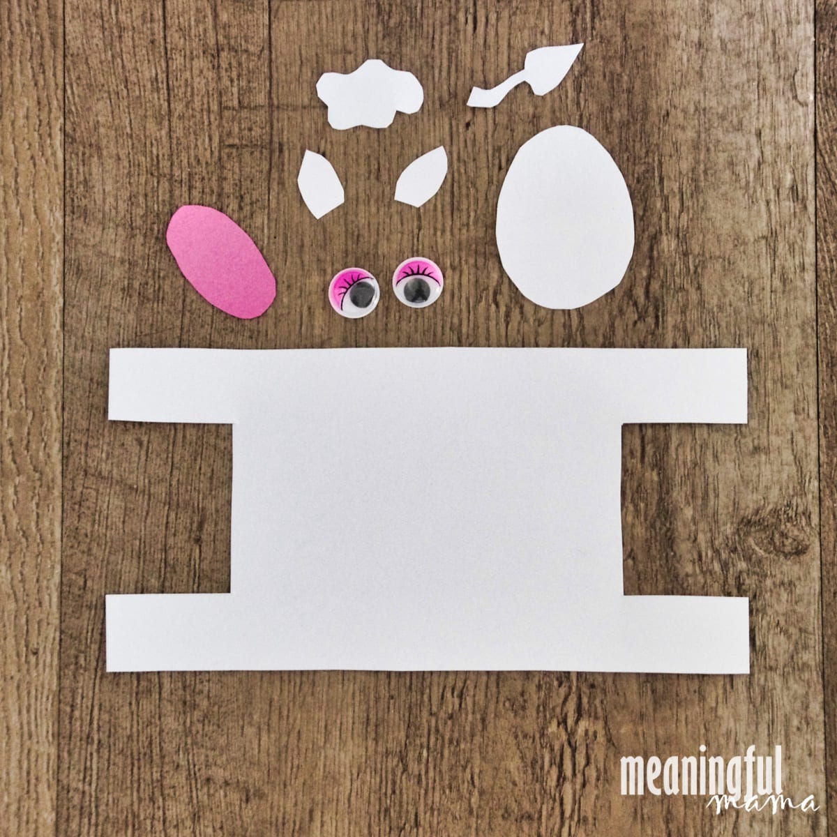 Cow Craft for "Click, Clack, Moo" Lesson on Perseverance