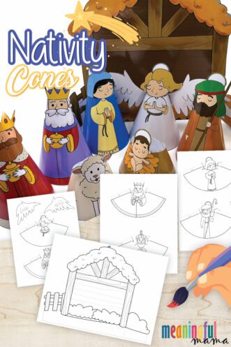 Nativity Scene Craft for Kids