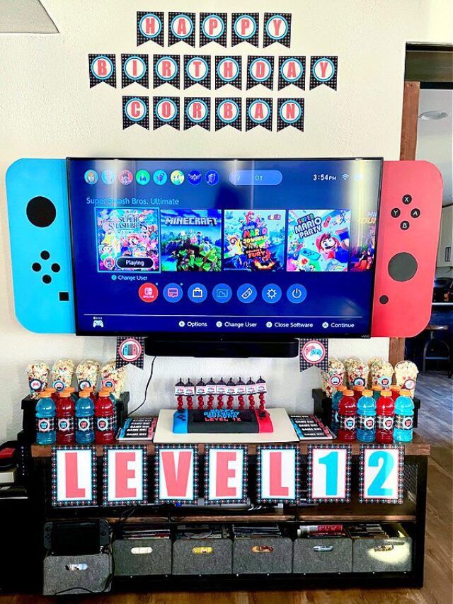 Nintendo Switch Birthday Party Ideas Story - Meaningfulmama.com