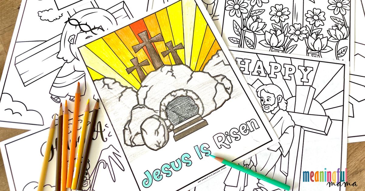 8 Free Christian Easter Coloring Pages For Kids 8 Free Christian Easter Coloring Pages For Kids
