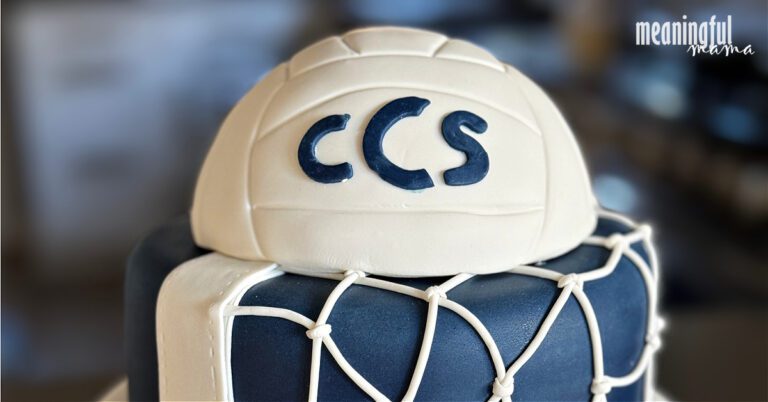 Beautiful Volleyball Cake