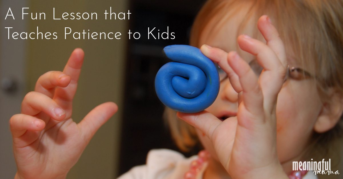 A Play-Doh Activity that Teaches Patience to Kids